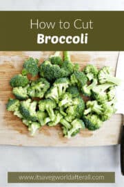 How to Cut Broccoli - It's a Veg World After All®