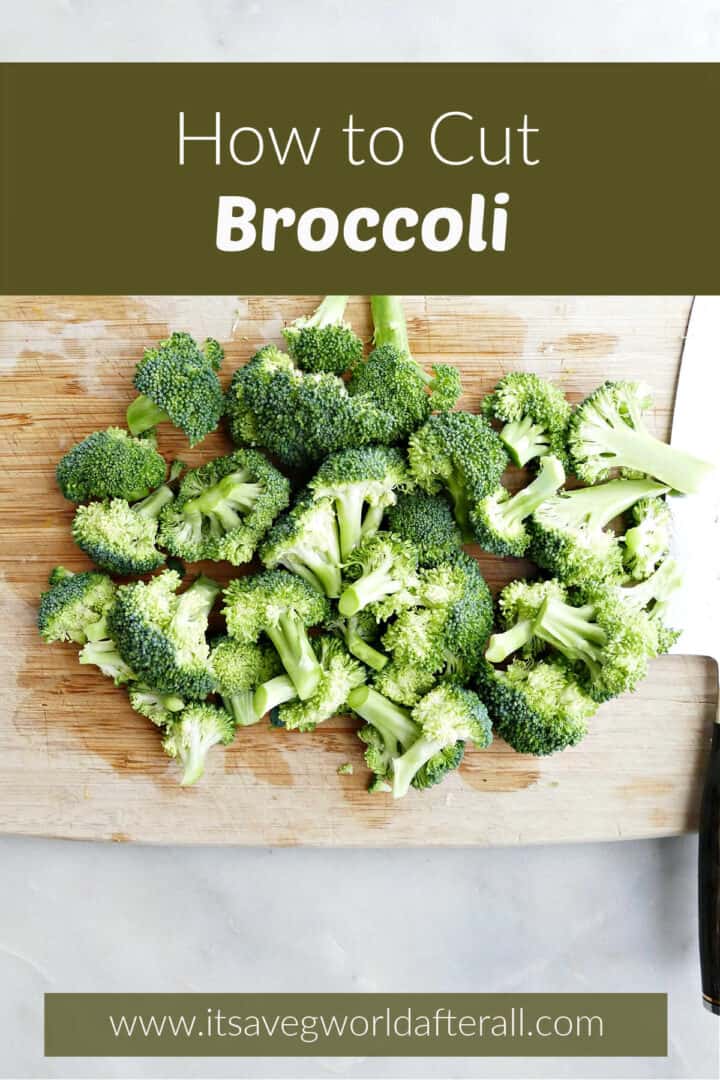 How to Cut Broccoli - It's a Veg World After All®