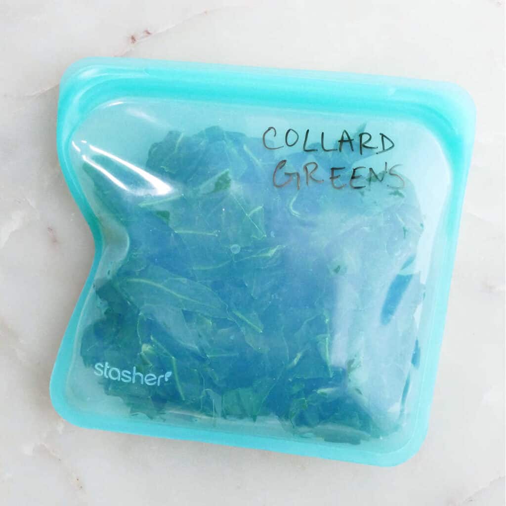 How to Freeze Collard Greens - It's a Veg World After All®