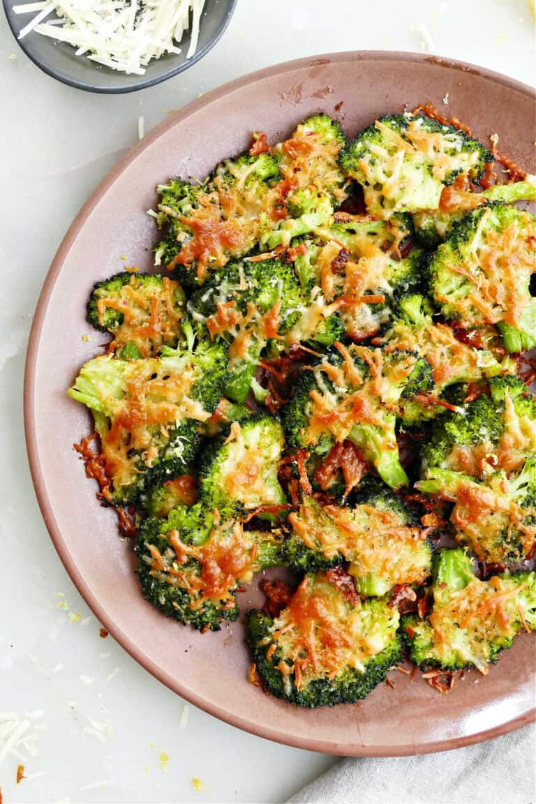 Smashed Broccoli with Parmesan - It's a Veg World After All®