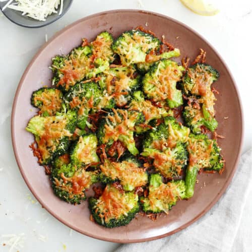 Smashed Broccoli with Parmesan - It's a Veg World After All®