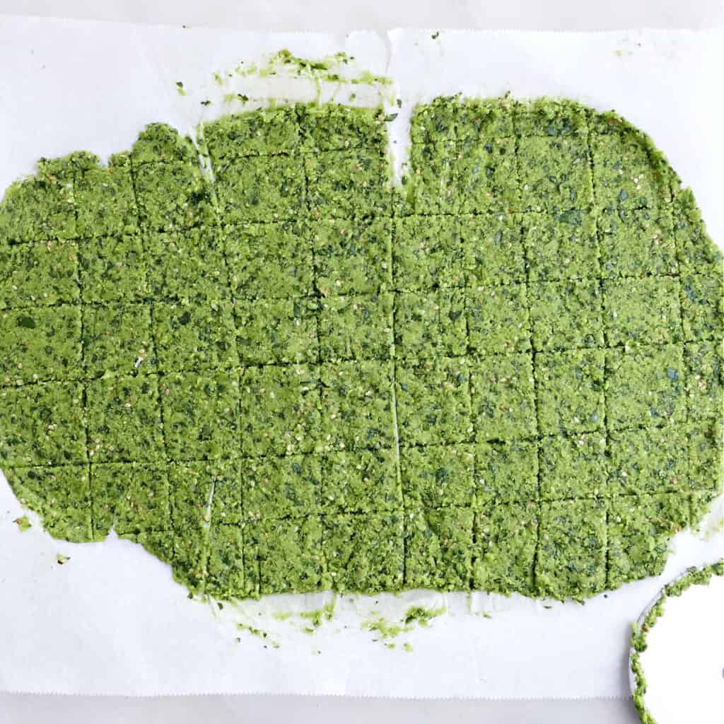 Spinach Veggie Crackers Recipe - It's a Veg World After All®