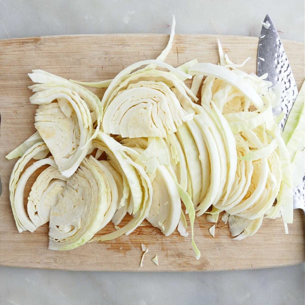 Roasted Cabbage Salad with Miso Vinaigrette - It's a Veg World After All®