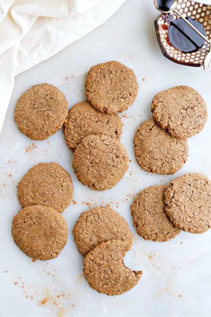 Almond Flour Ginger Cookies - It's a Veg World After All®