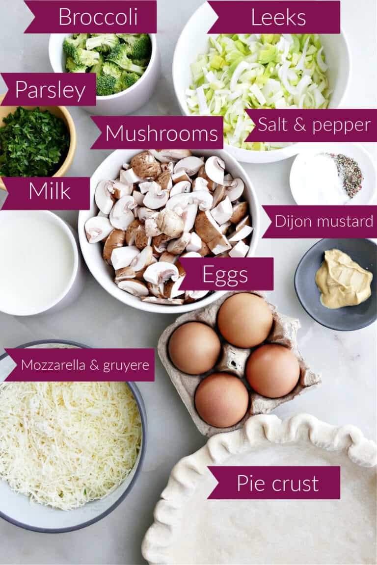 Veggie Quiche - It's a Veg World After All®