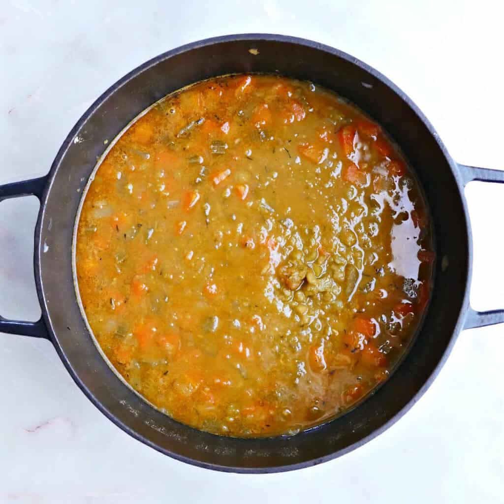 Split Pea and Carrot Soup (Vegan) - It's a Veg World After All®