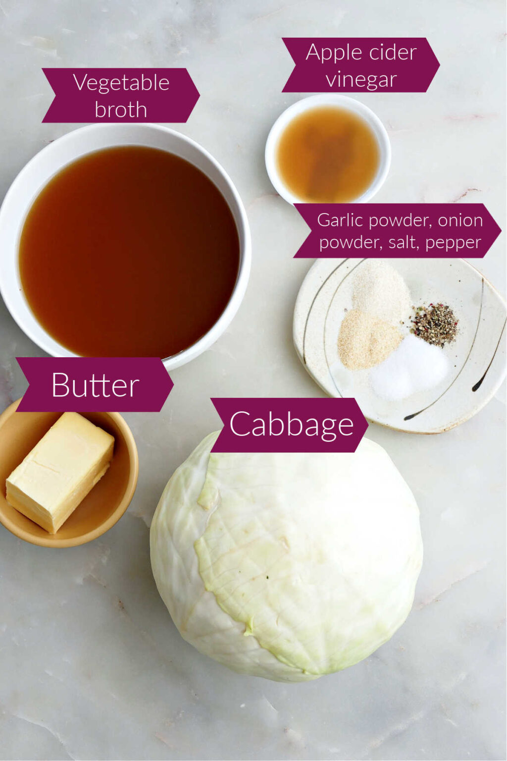 Slow Cooker Cabbage - It's a Veg World After All®