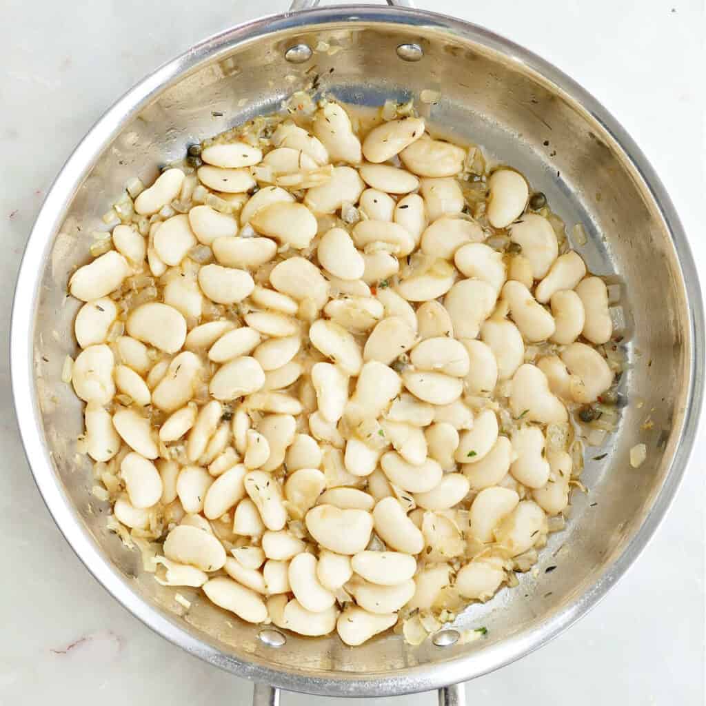 Easy Braised Butter Beans (Vegan) - It's a Veg World After All®