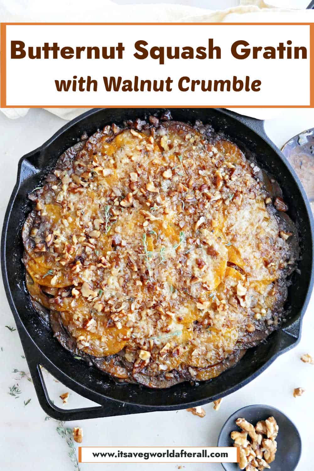 Butternut Squash Gratin - It's a Veg World After All®