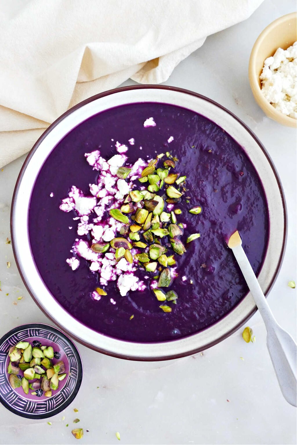 Purple Sweet Potato Soup - It's a Veg World After All®