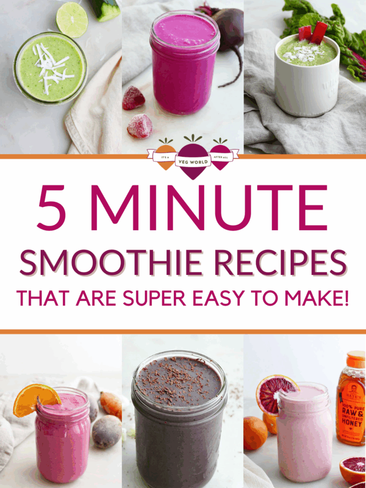 Super Green Broccoli Smoothie - It's a Veg World After All®
